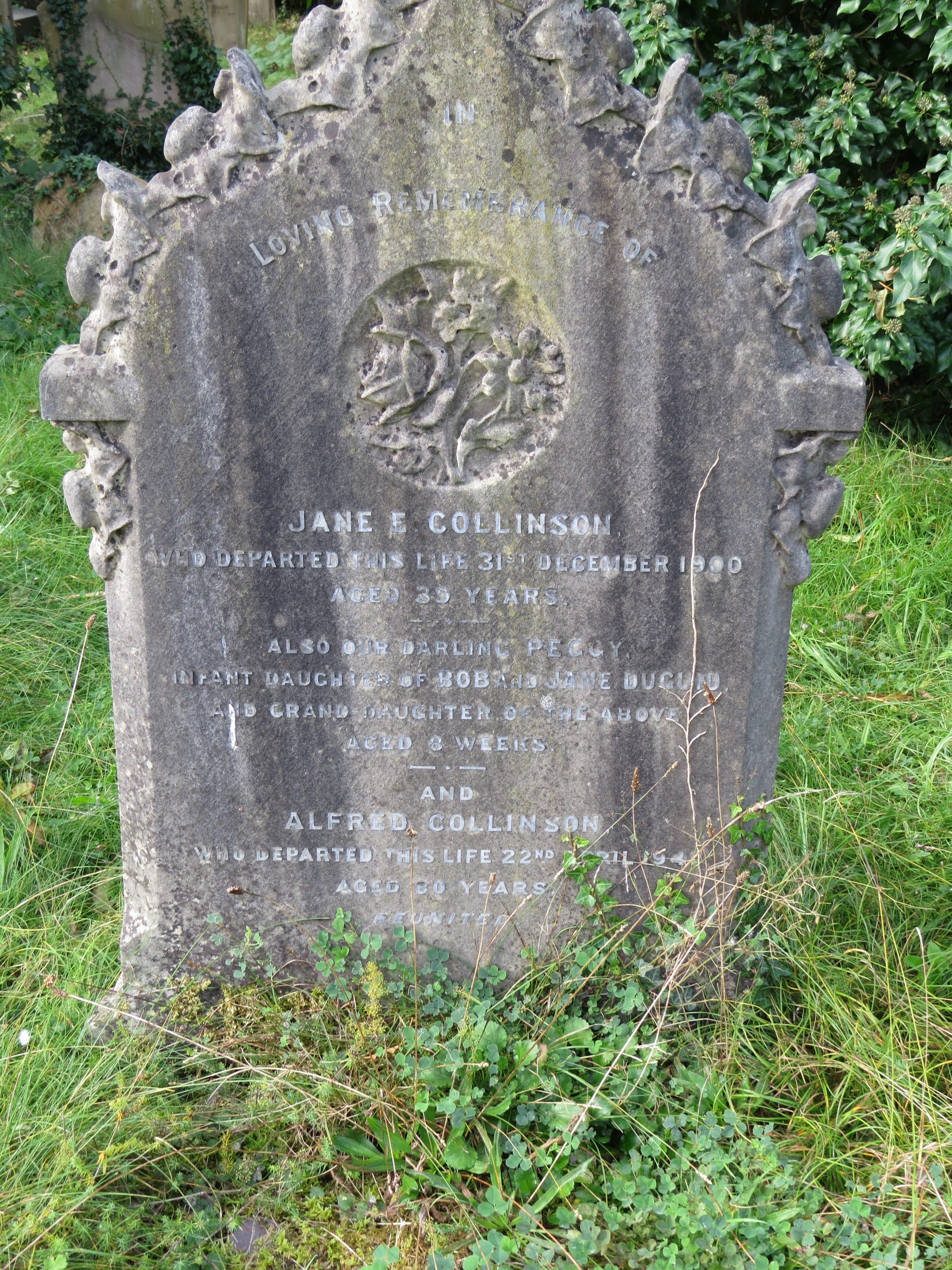 Alfred (1861-1941) & Jane (1861-1900) COLLINSON – Reading Old Cemetery